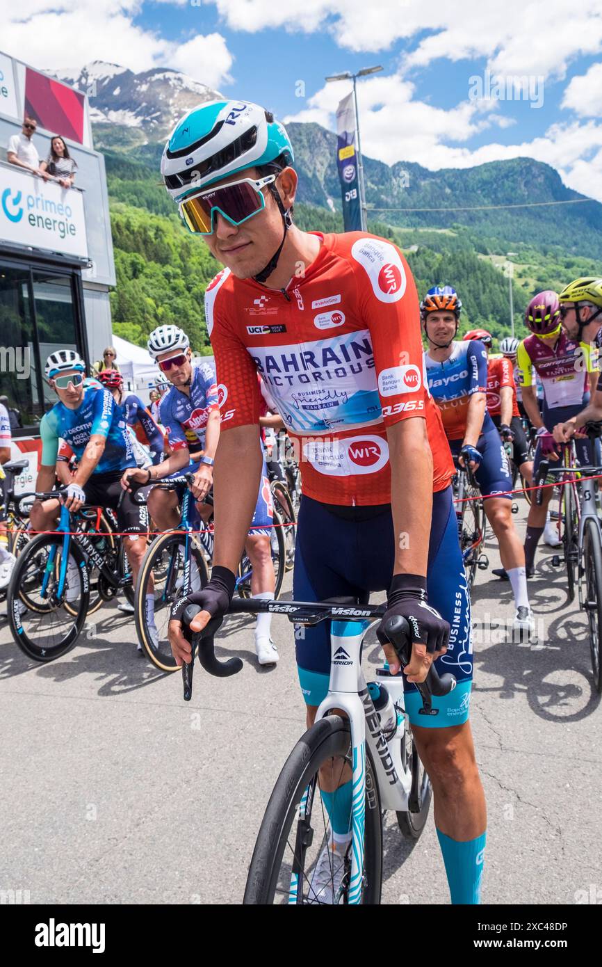 Switzerland, Canton Ticino, Tour de Suisse 2024, Ambrì, Torstein Træen ...