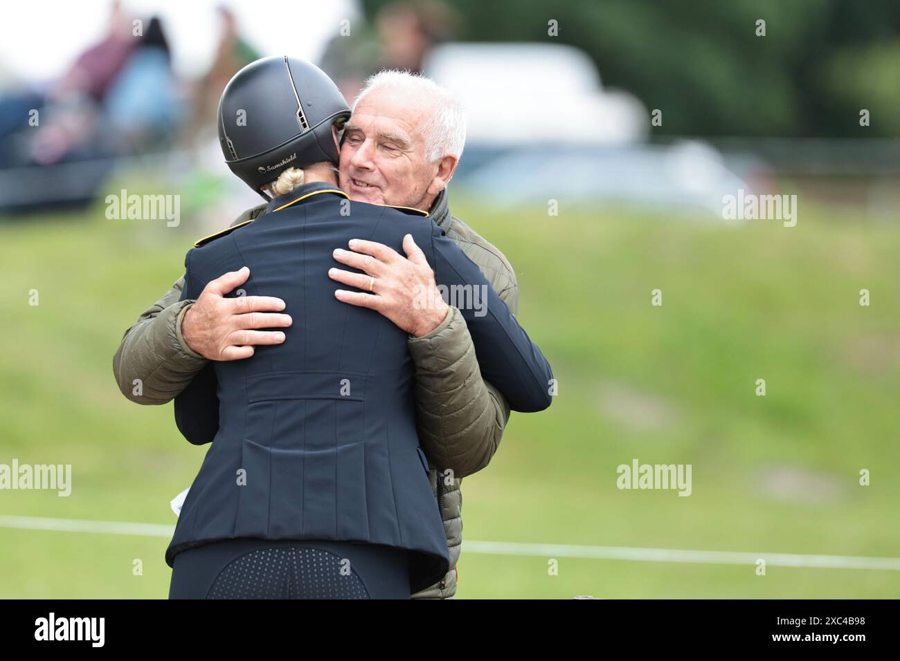 Luhmuhlen, Germany, June 14, 2024 Libussa Lubbeke of Germany with ...