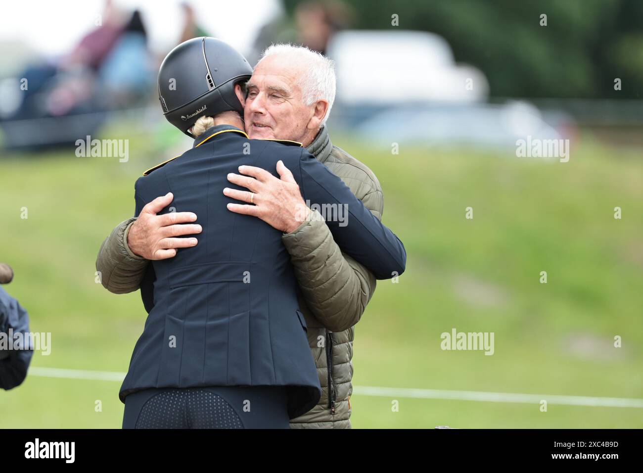 Luhmuhlen, Germany, June 14, 2024 Libussa Lubbeke of Germany with ...