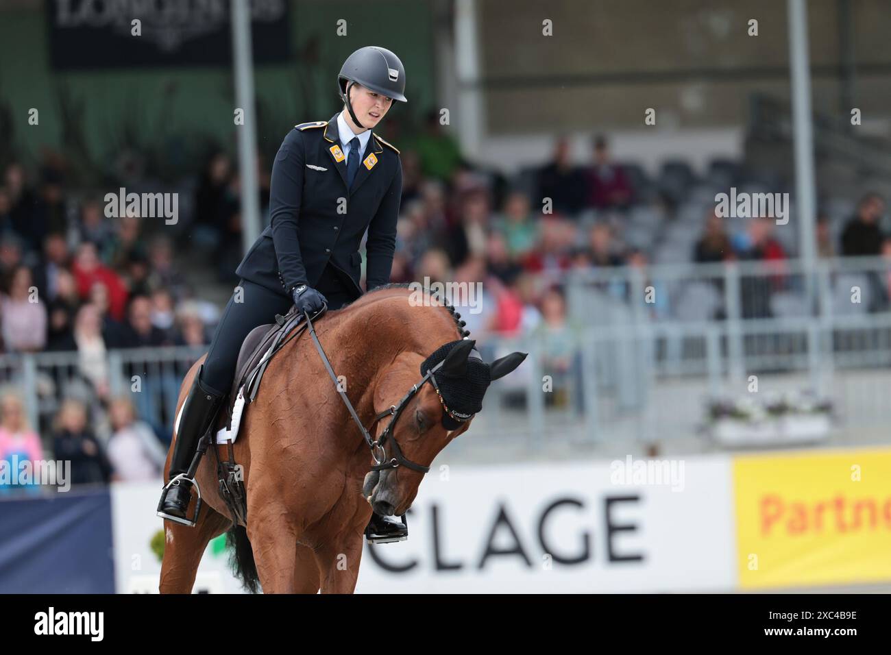 Luhmuhlen, Germany, June 14, 2024 Libussa Lubbeke of Germany with ...