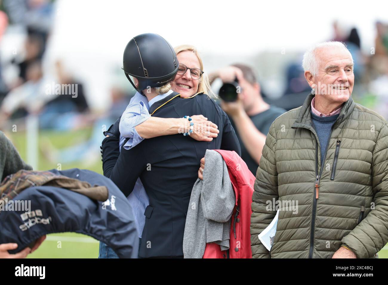 Luhmuhlen, Germany, June 14, 2024 Libussa Lubbeke of Germany with ...