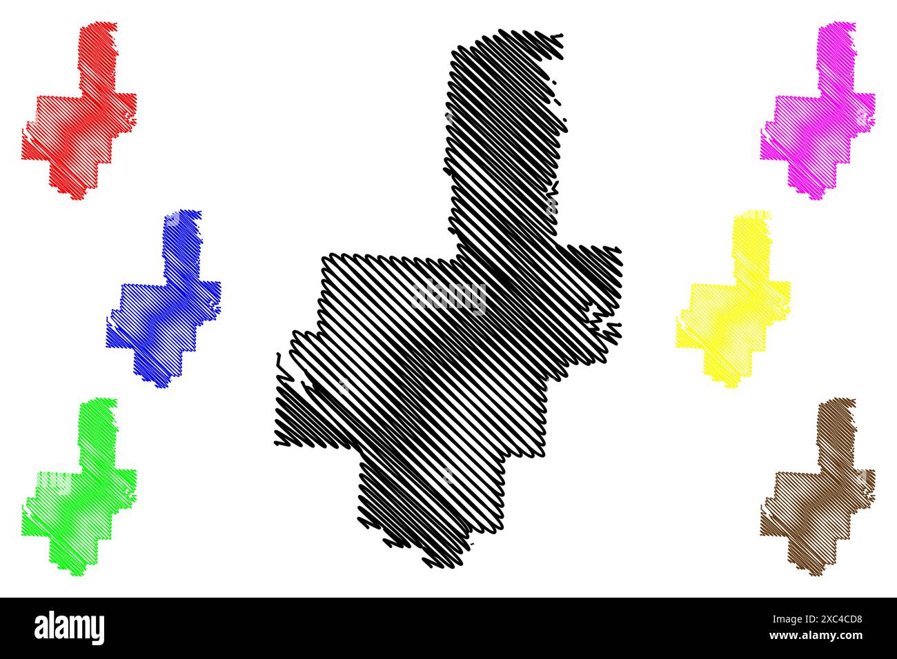 Summit vector outline map hi-res stock photography and images - Alamy