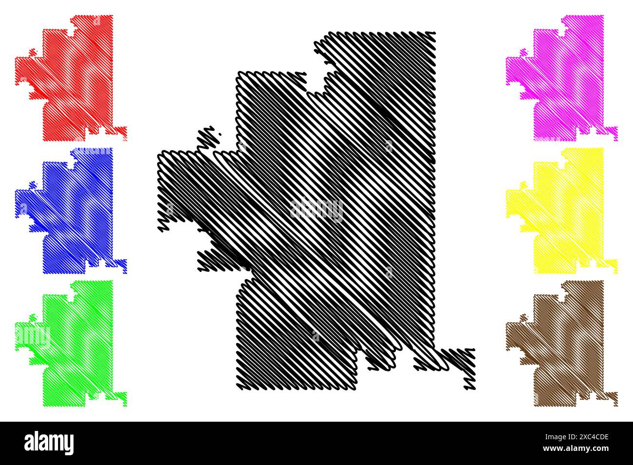 Menifee vector outline map Cut Out Stock Images & Pictures - Alamy