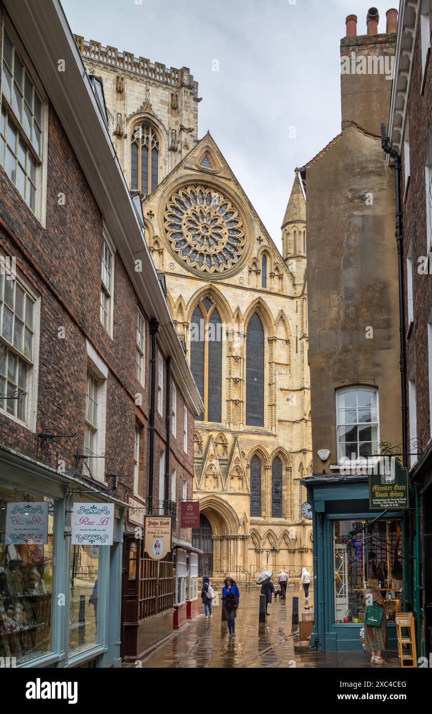 Minster gates york hi-res stock photography and images - Alamy