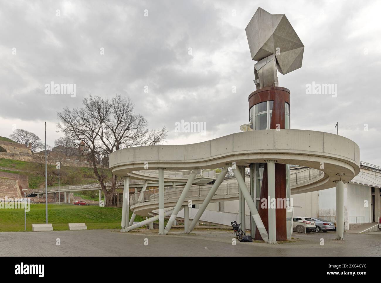 Spiral concrete ramp hi-res stock photography and images - Alamy