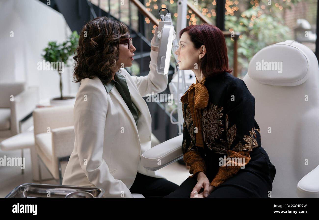 GINA GERSHON and CARRIE PRESTON in ELSBETH (2023). Credit: CBS Studios ...