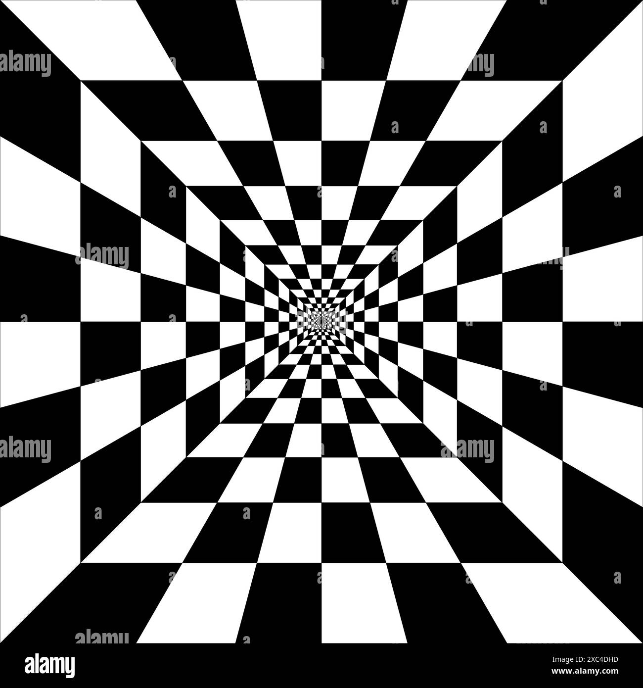Black white squares optical illusion hi-res stock photography and ...