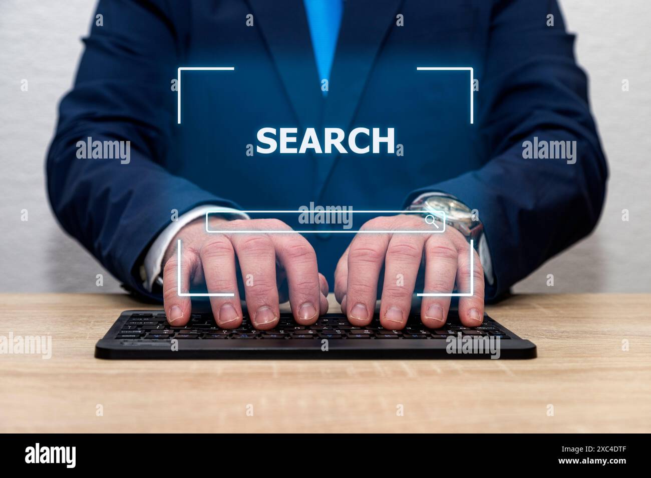 Typing in web address on hi-res stock photography and images - Alamy
