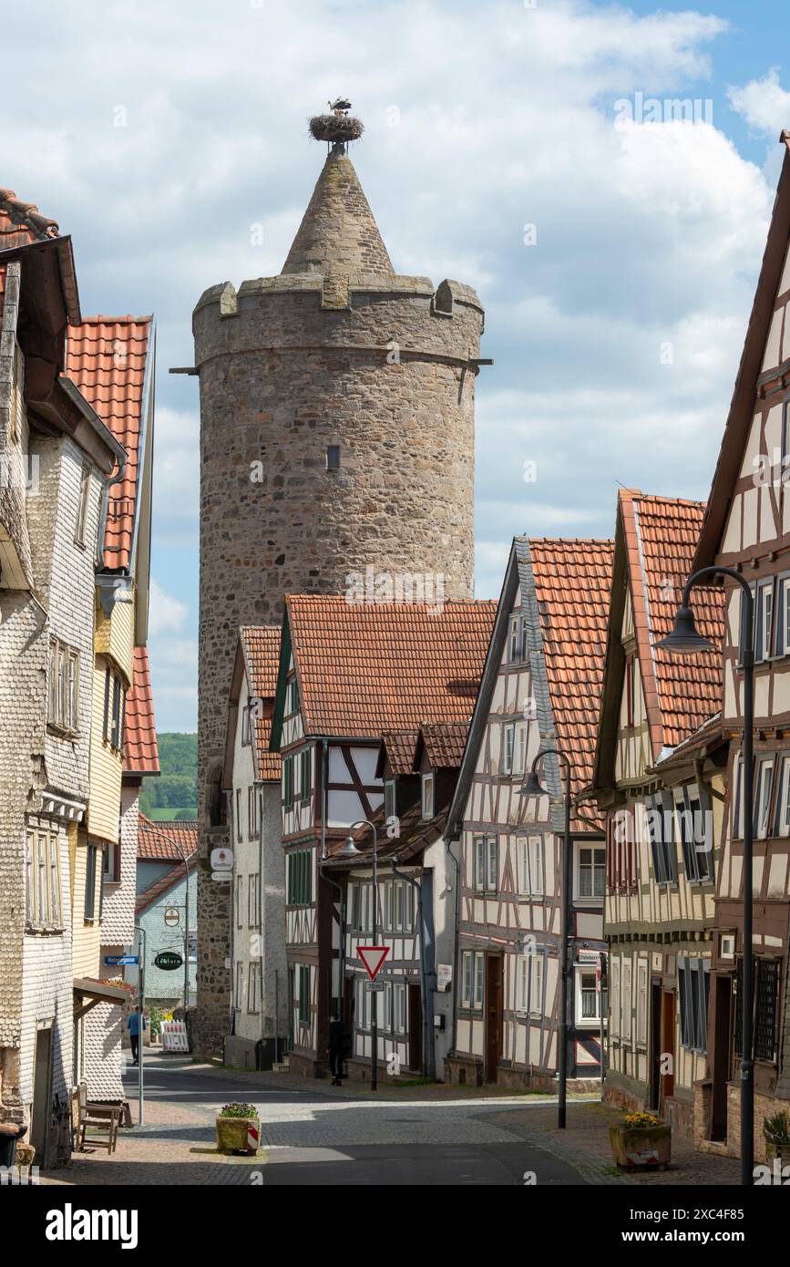 Holzhaus mit turm hi-res stock photography and images - Alamy