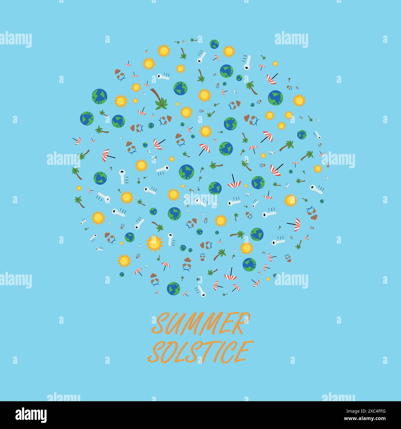 Summer Solstice. Longest day of the year. summer solstice template ...