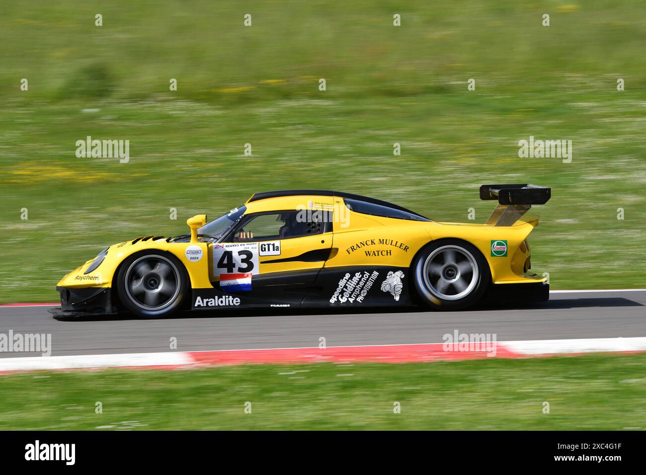 Scarperia, 5 April 2024: Lotus Elise GT1 year 1997 in action during ...