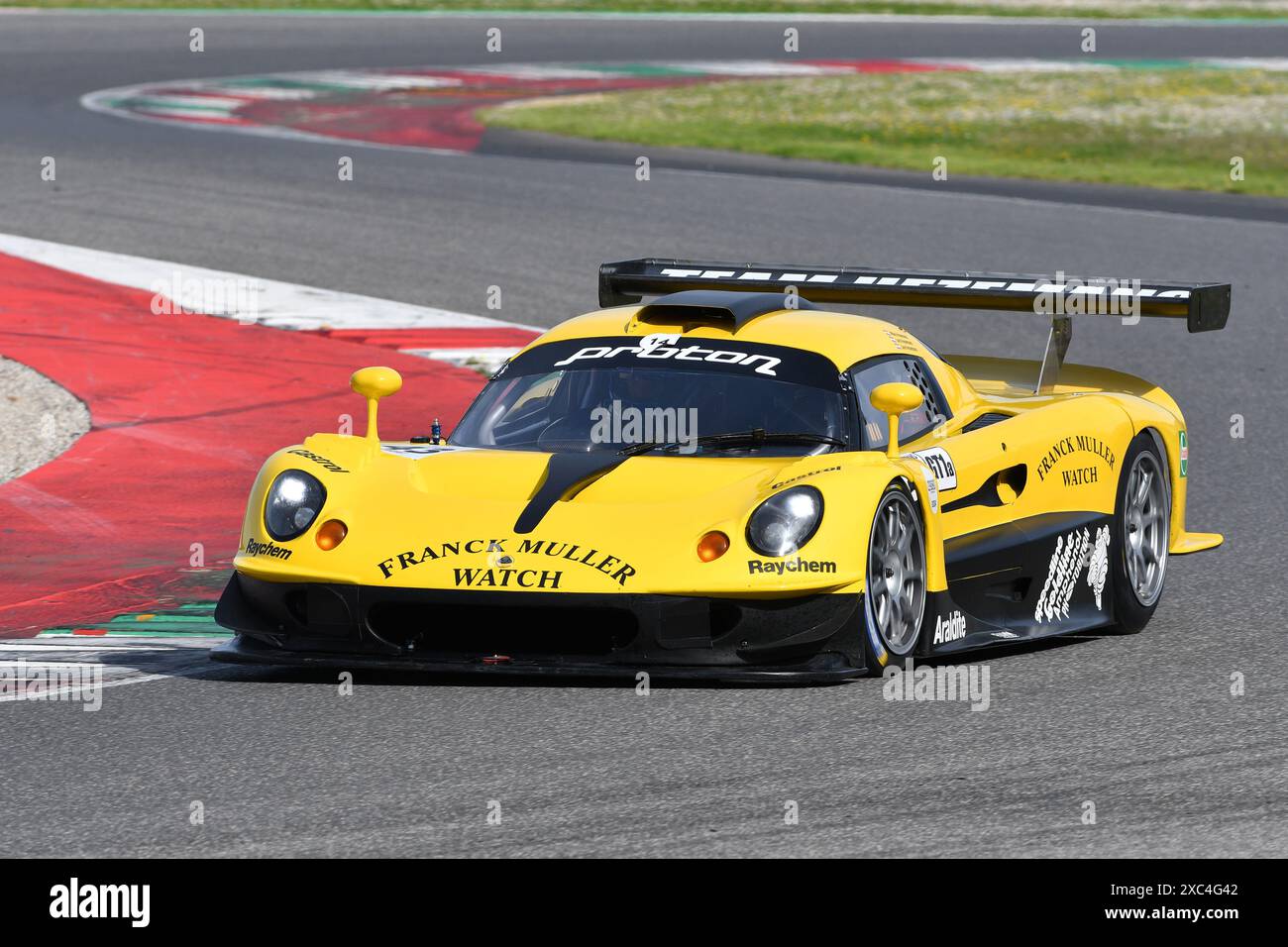 Scarperia, 5 April 2024: Lotus Elise GT1 year 1997 in action during ...