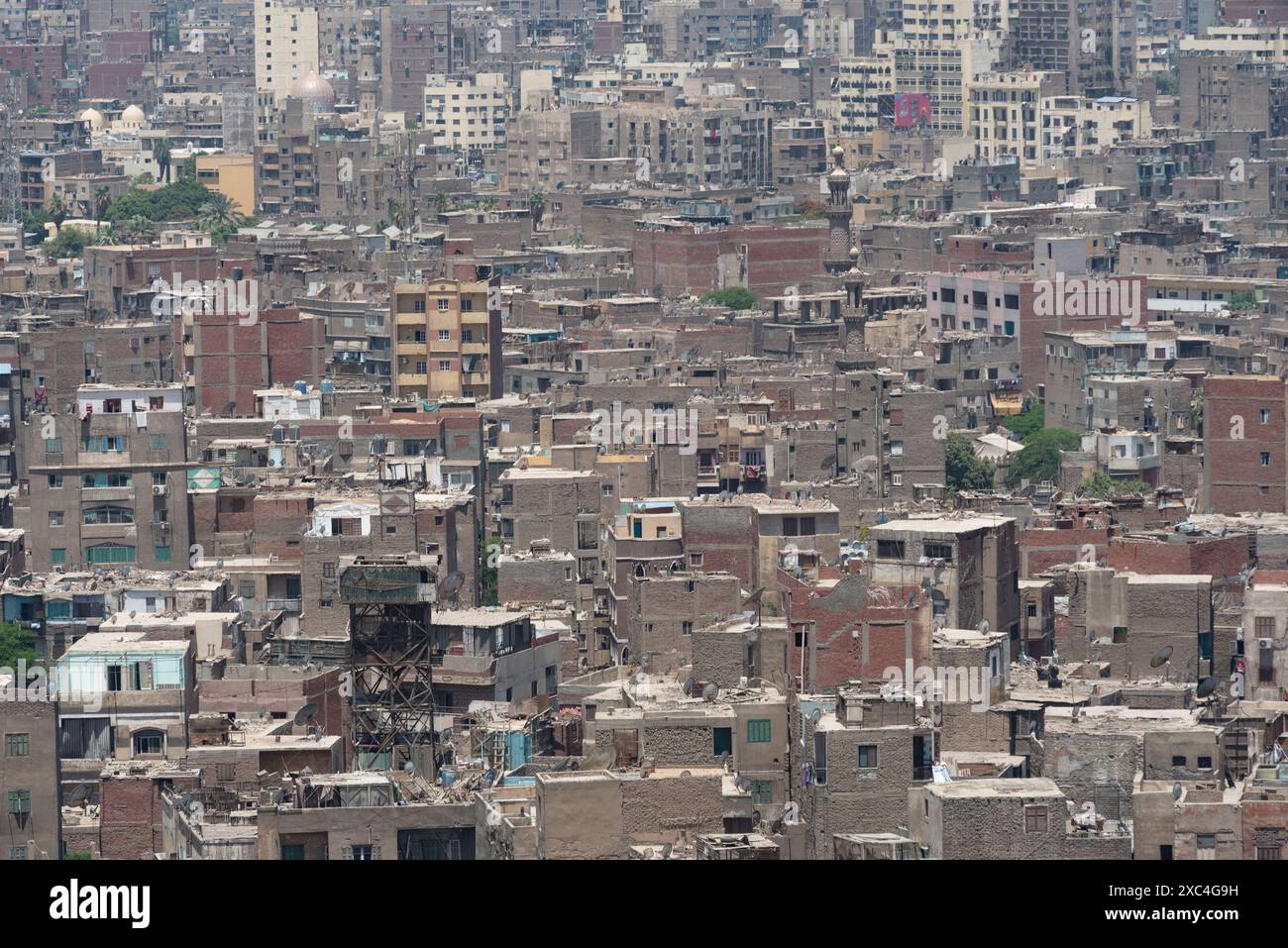 Cityscape view of Cairo, the crowded capital of Egypt a sprawling ...