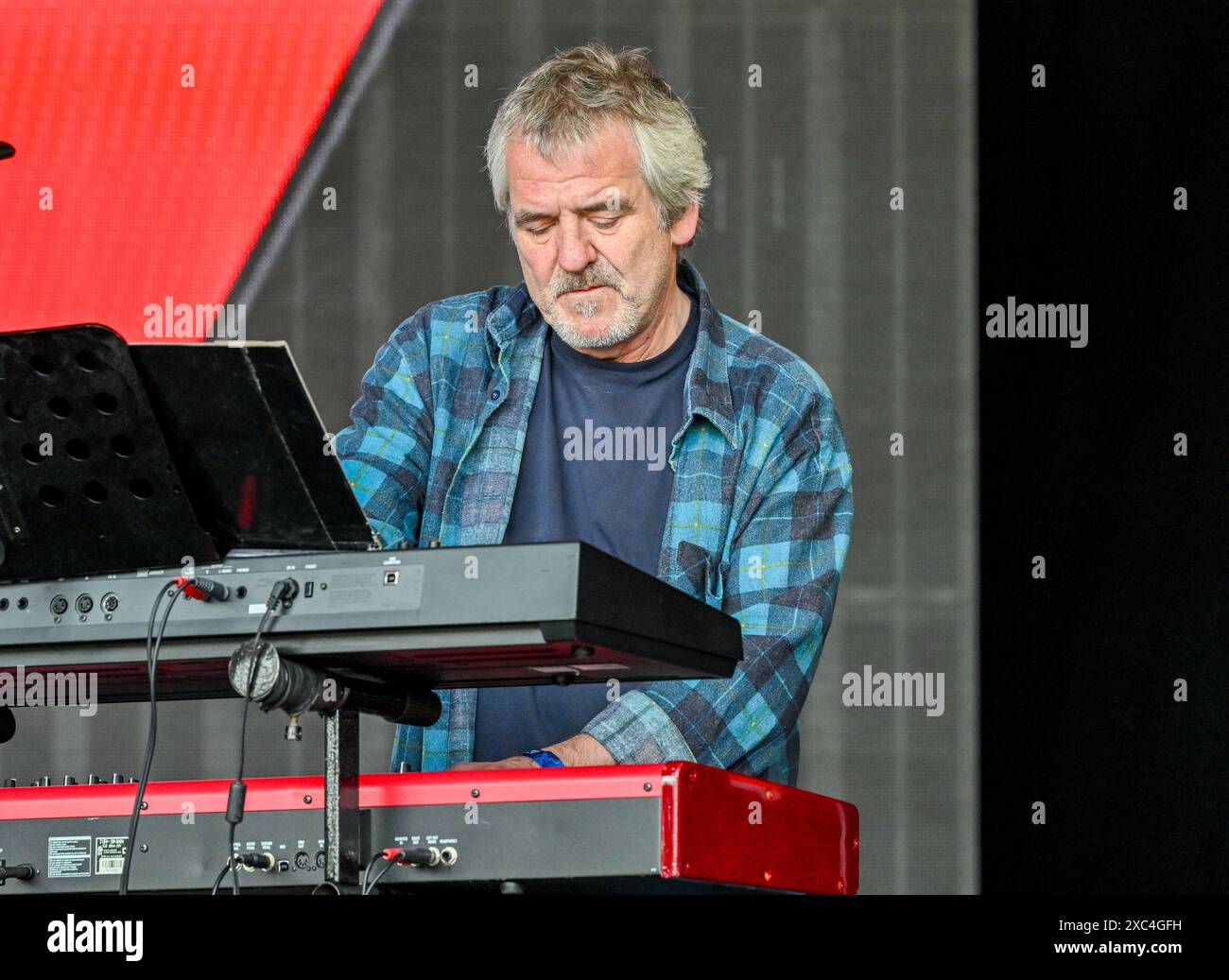 Eridge, UK. 14th June, 2024. The Luke Combs Experience plays at the ...