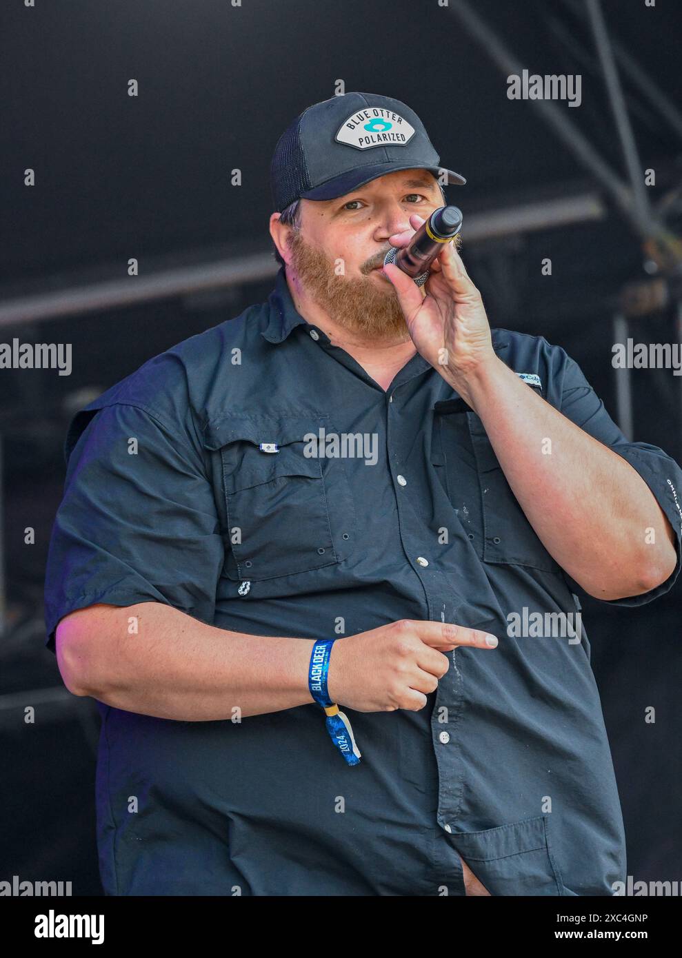 Eridge, UK. 14th June, 2024. The Luke Combs Experience plays at the ...