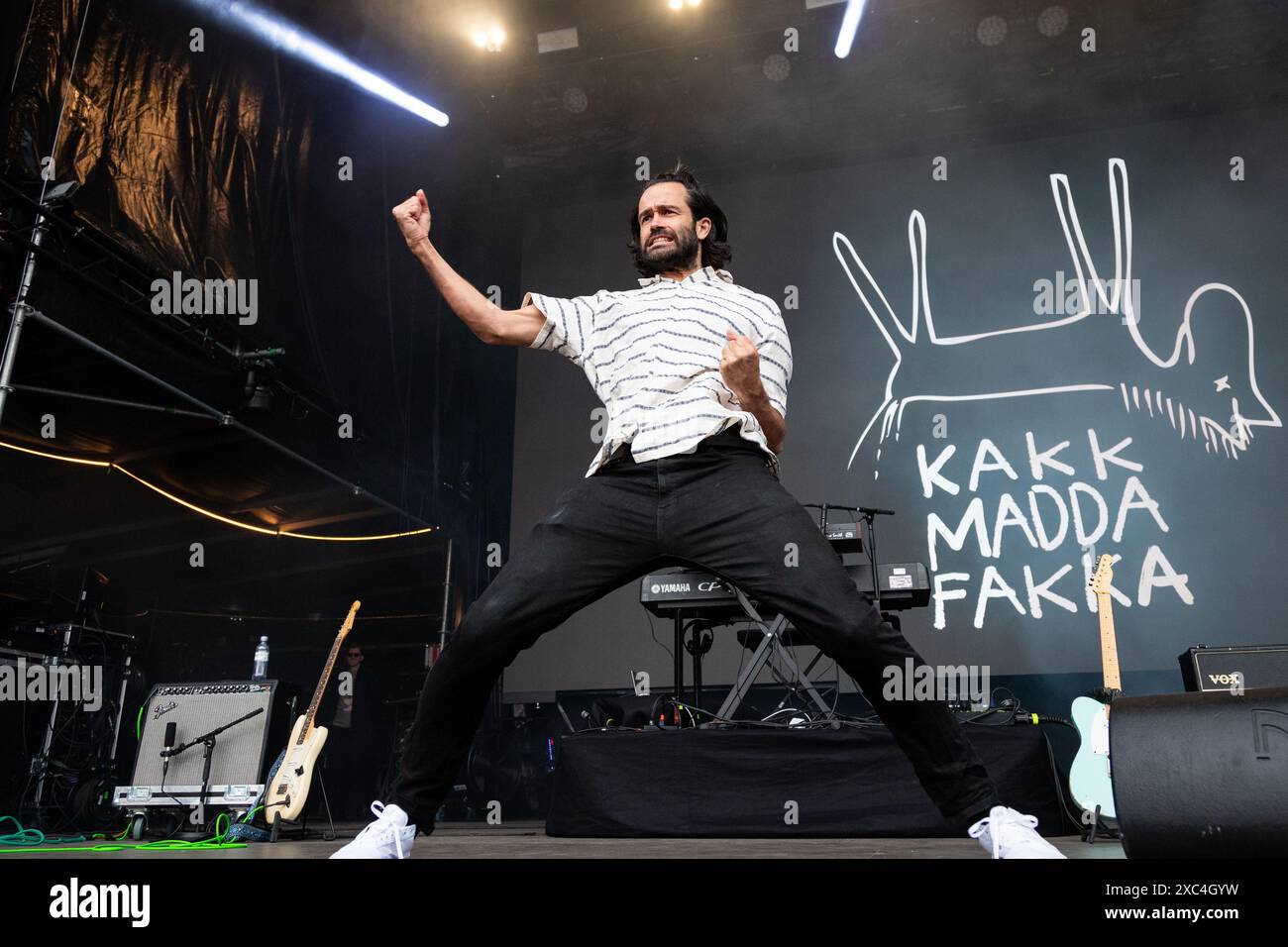 Trondheim, Norway. 08th, June 2024. The Norwegian rock band ...