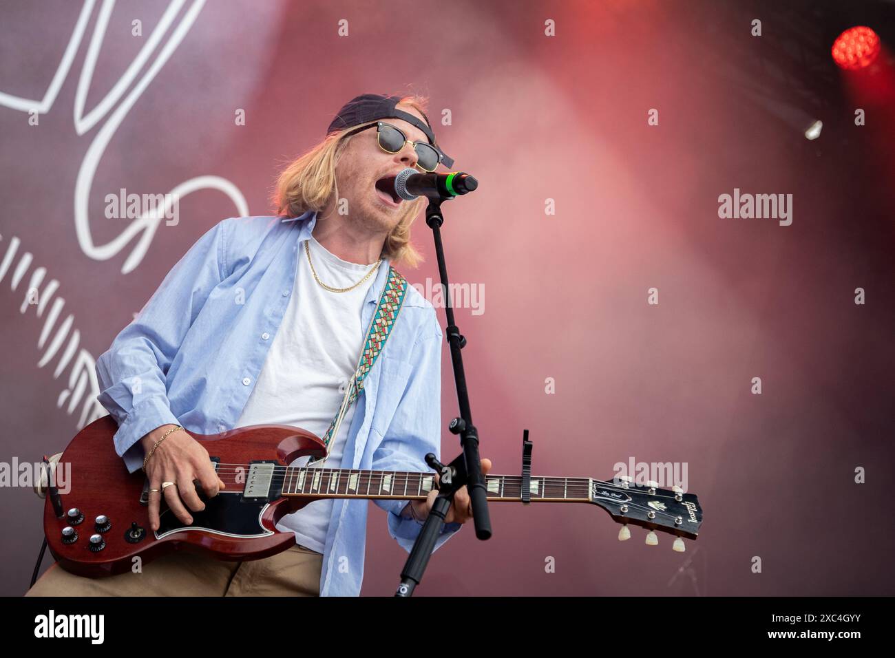 Trondheim, Norway. 08th, June 2024. The Norwegian rock band ...