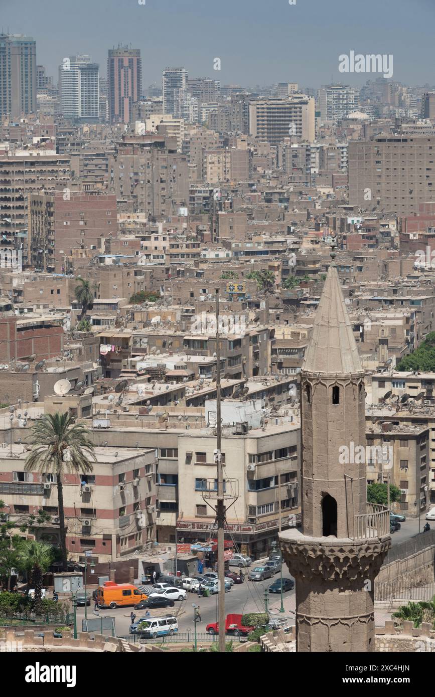 Cityscape view of Cairo, the crowded capital of Egypt a sprawling ...
