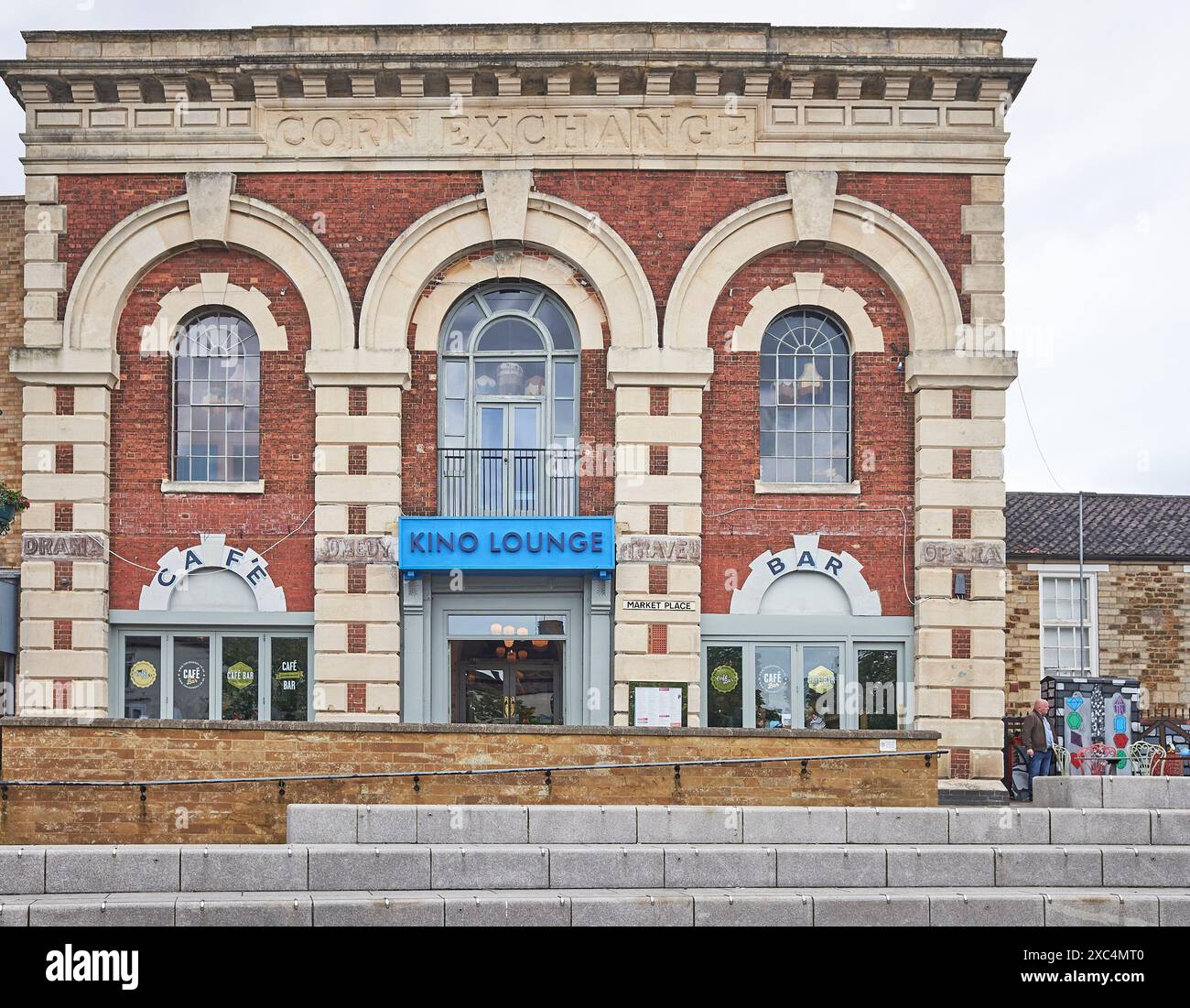 Kino Lounge at the former Corn Exchange, Kettering town centre, England ...