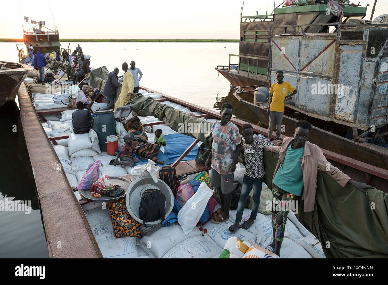 Refugee barge hi-res stock photography and images - Alamy