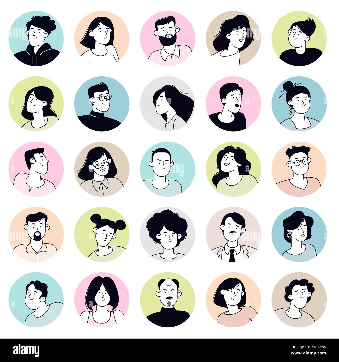 People avatar flat design vector collection Stock Vector Image & Art ... People avatar flat design vector collection Stock Vector Image & Art ...