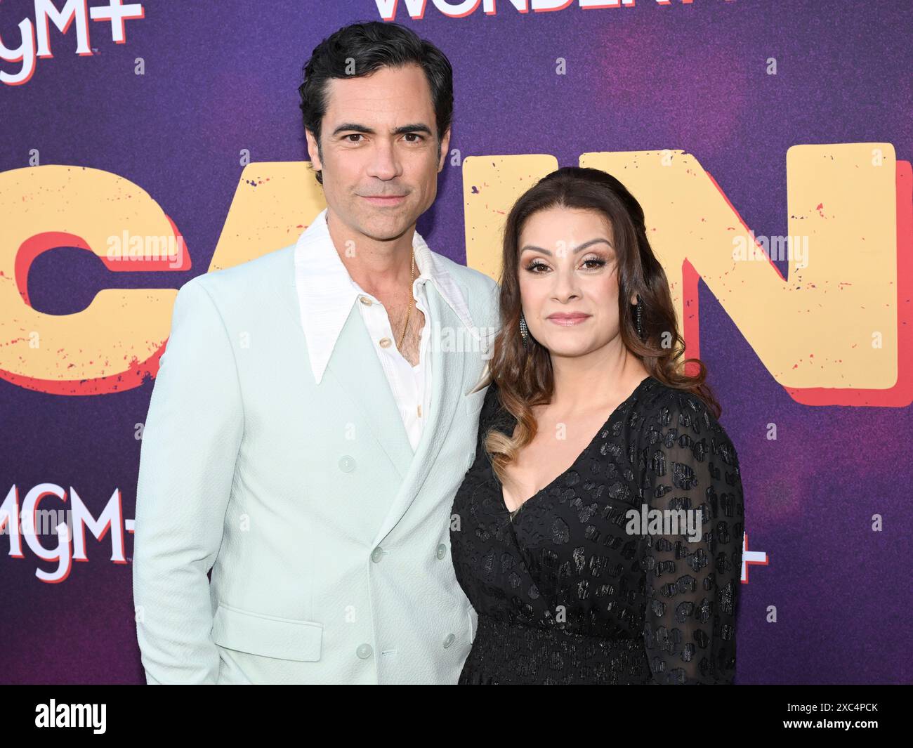 June 13, 2024, Hollywood, California, USA: Danny Pino and Lily Pino ...