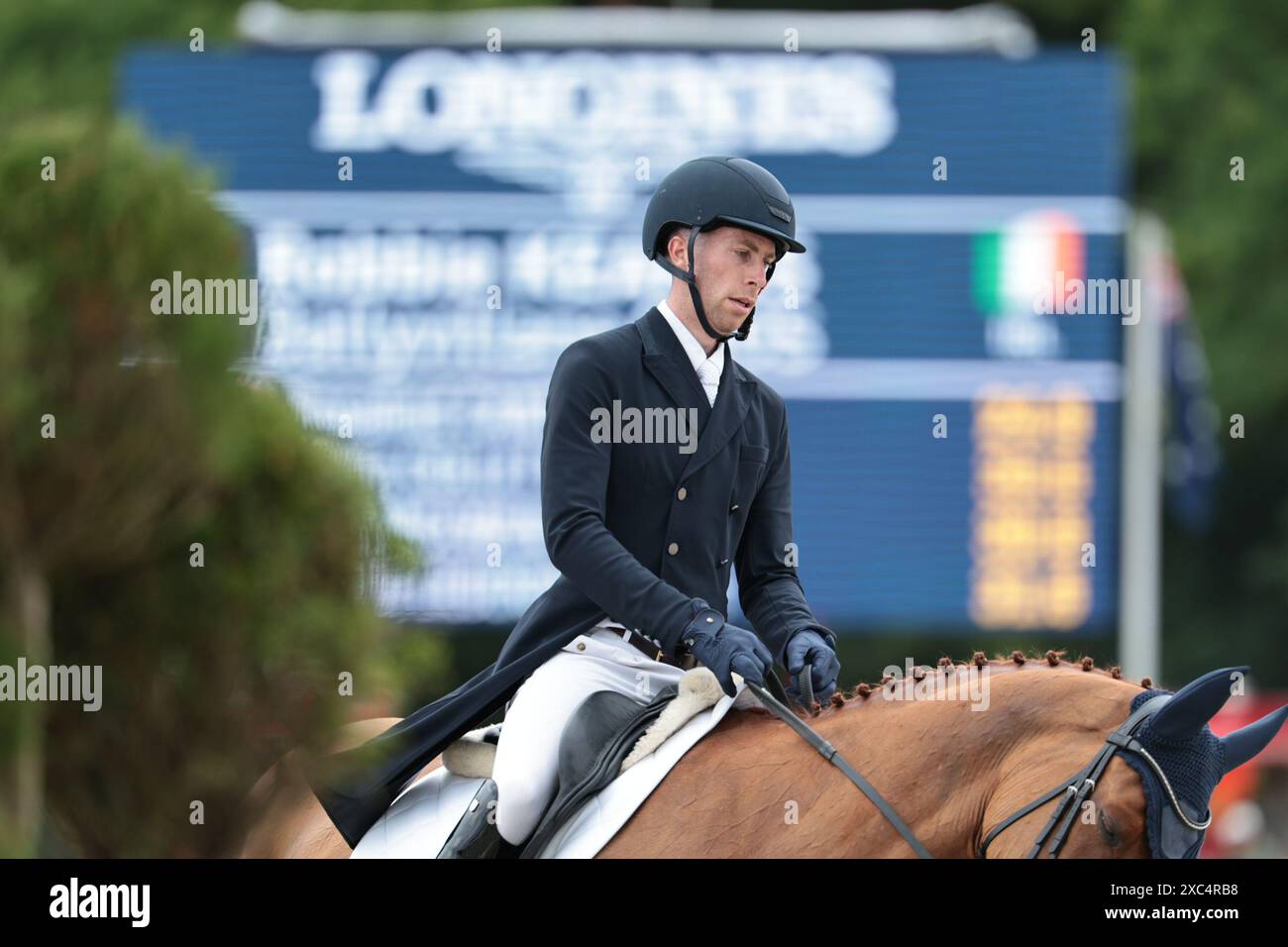 Robbie Kearns of Ireland with Ballyvillane Obos during the CCI5 ...