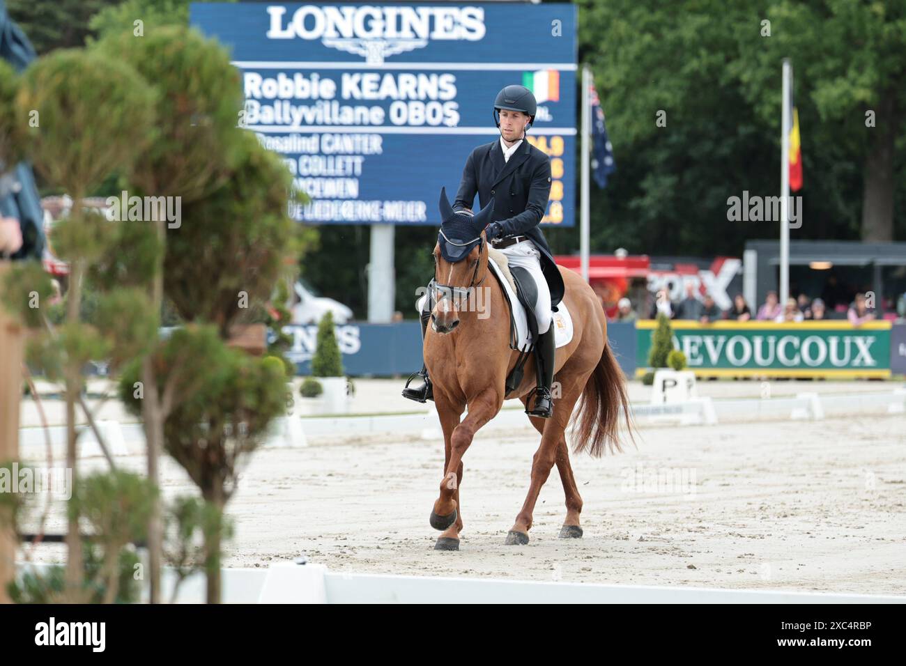 Robbie Kearns of Ireland with Ballyvillane Obos during the CCI5 ...