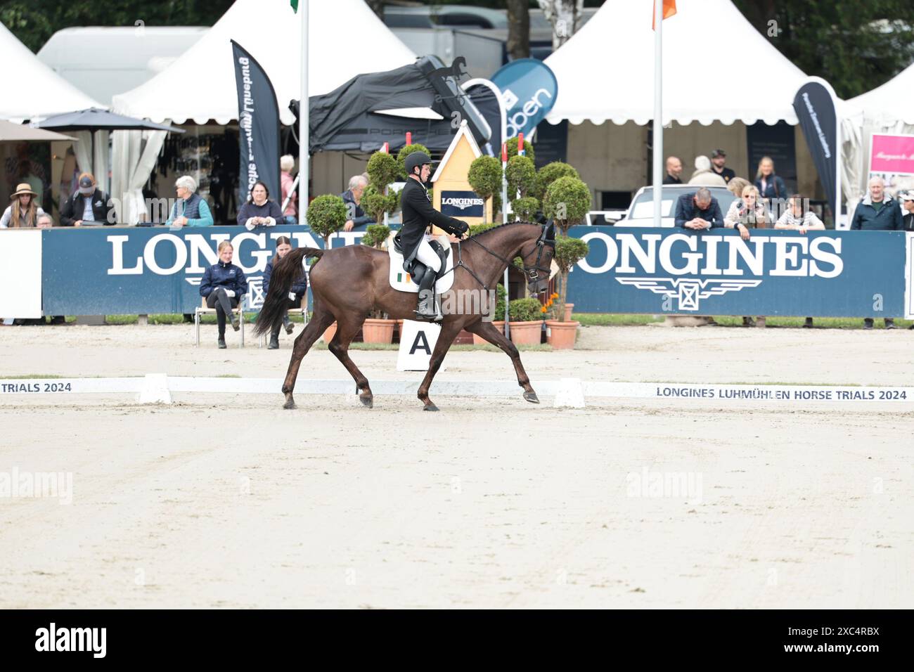 Patrick Whelan of Ireland with Ikoon Lan during the CCI5* dressage at ...