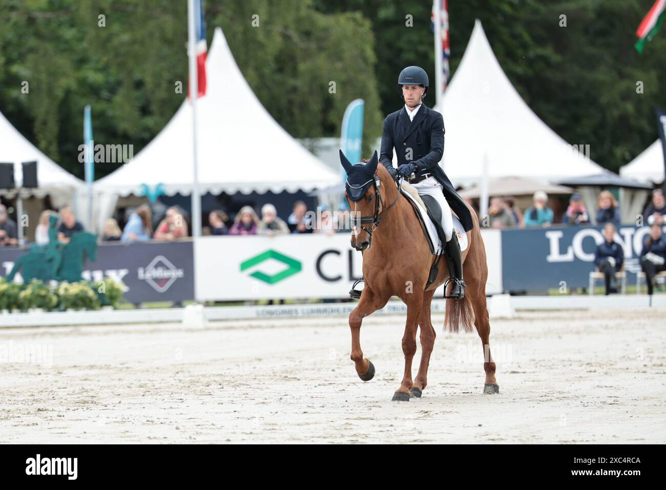 Robbie Kearns of Ireland with Ballyvillane Obos during the CCI5 ...