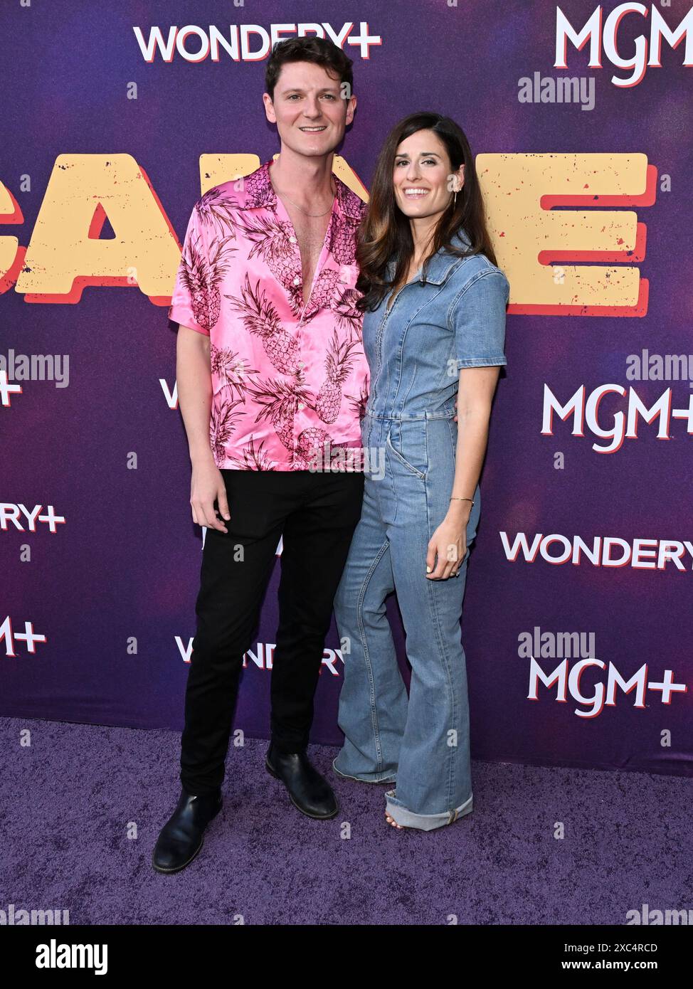 June 13, 2024, Hollywood, California, USA: Kyle Hamilton and Courtney ...