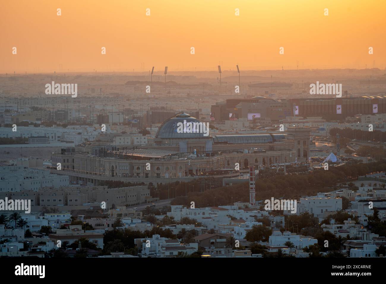 Aerial view of Al Hazm Mall Doha, Qatar Stock Photo - Alamy