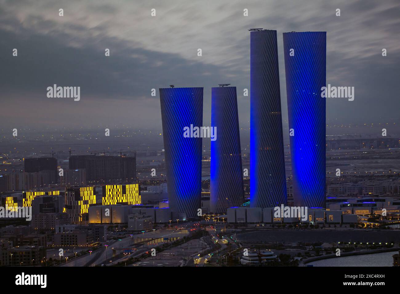 Lusail Plaza 4 tower. Al Saad Tower Lusail boulevard newly develop city ...