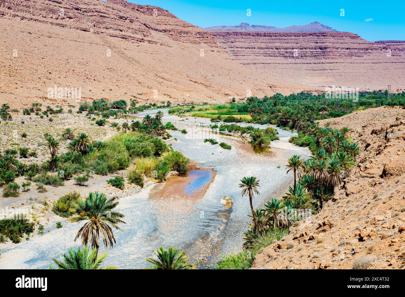 Ziz Valley In Morocco: One Of The Largest Oases In The World Stock ...