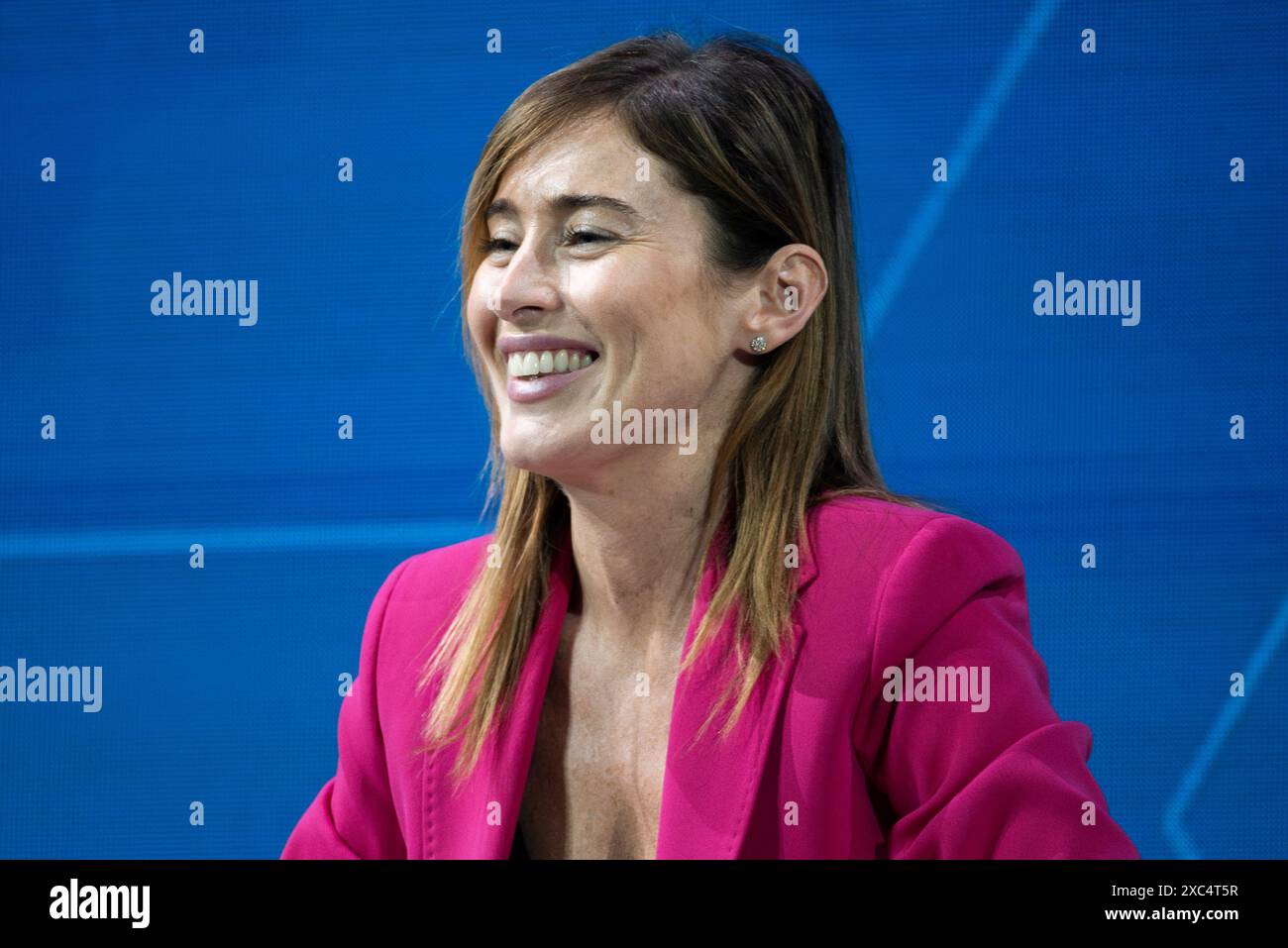 Rome, Italy. In the Photo Maria Elena Boschi (Italia Viva). EDITORIAL ...