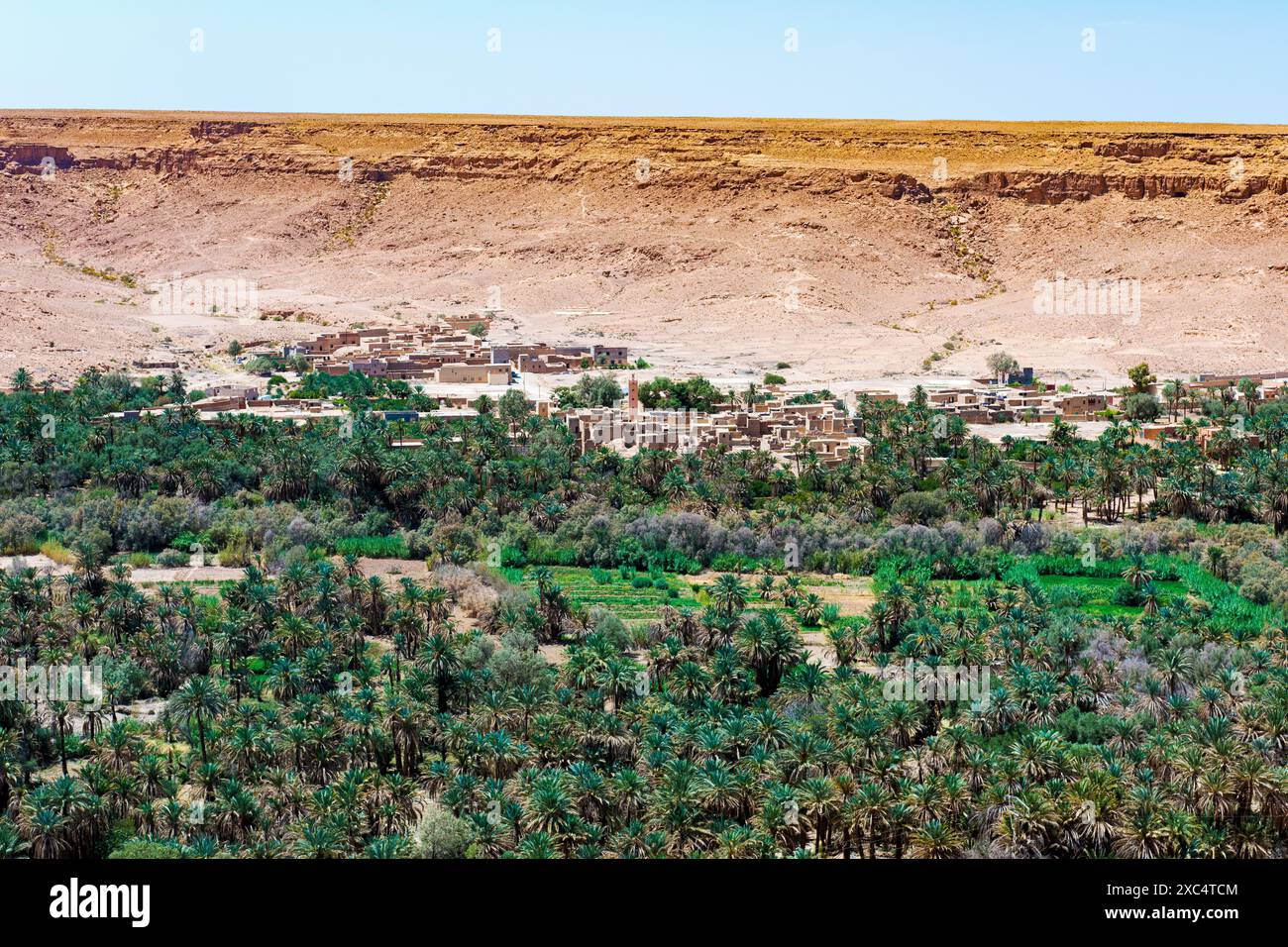 Ziz Valley In Morocco: One Of The Largest Oases In The World Stock ...