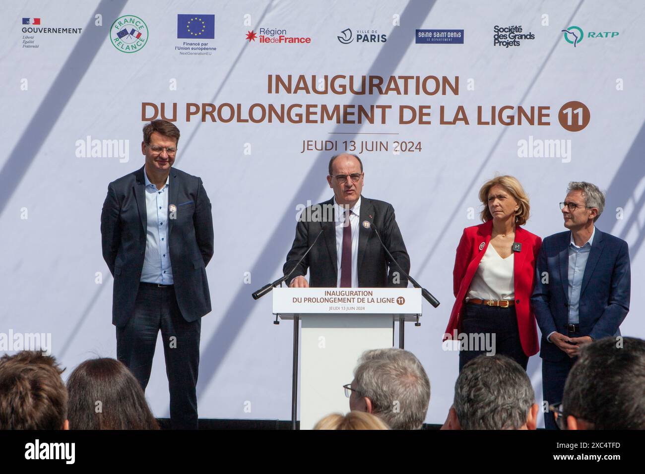 RATP and IDFM inaugurated, Thursday June 13, 2024, the extension of ...