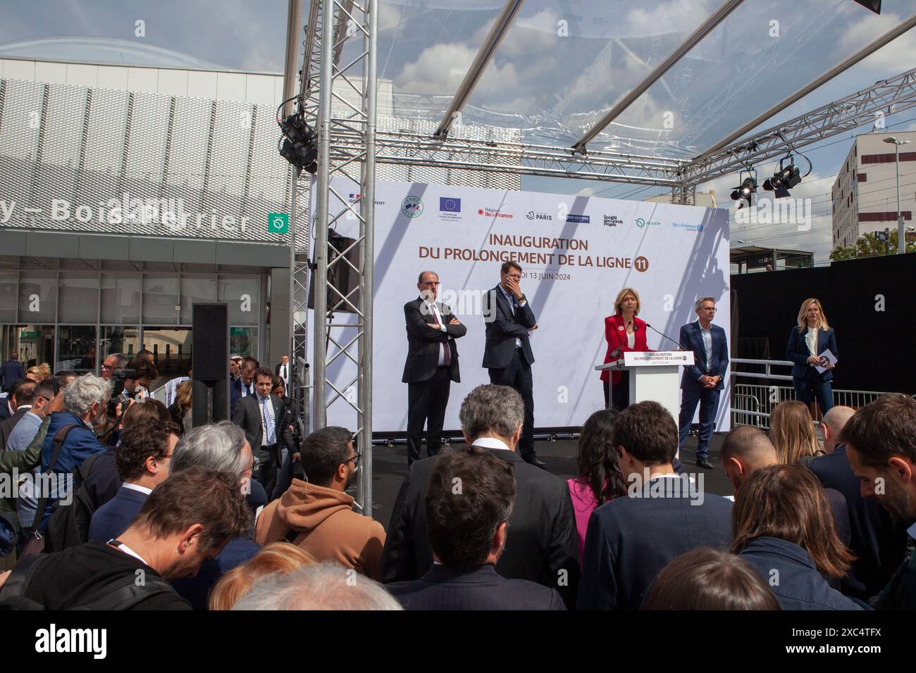 RATP and IDFM inaugurated, Thursday June 13, 2024, the extension of ...