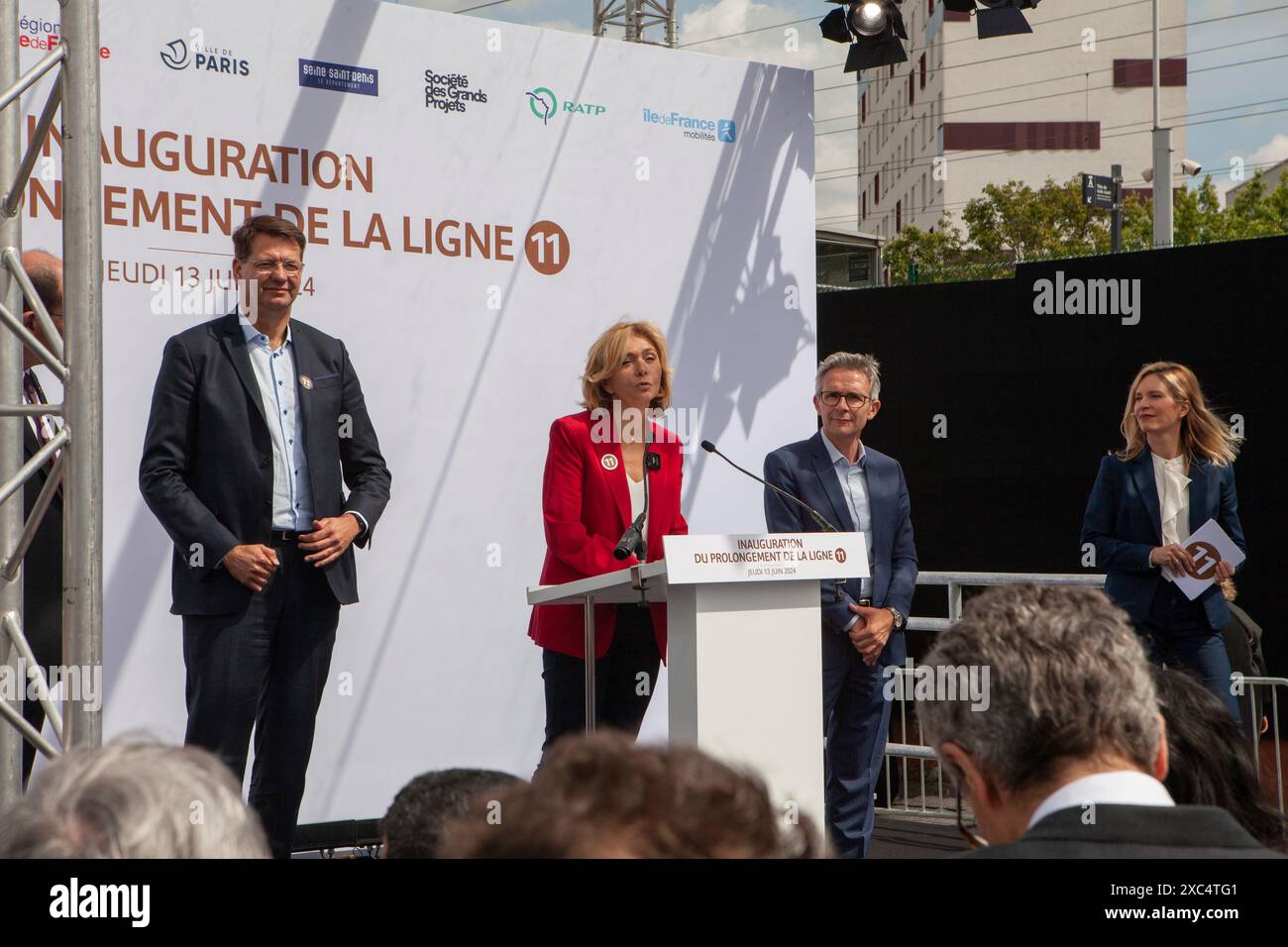 RATP and IDFM inaugurated, Thursday June 13, 2024, the extension of ...