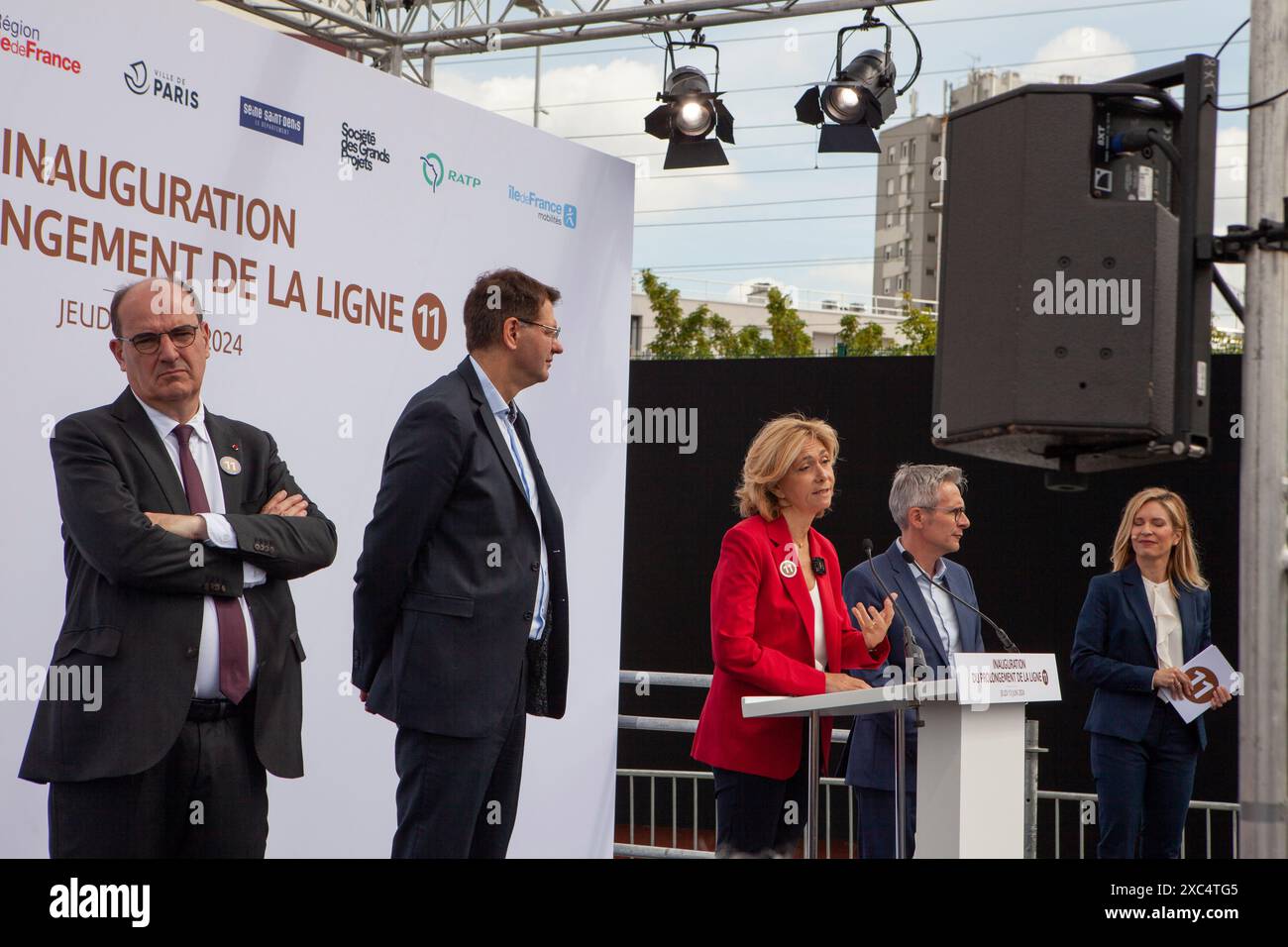 RATP and IDFM inaugurated, Thursday June 13, 2024, the extension of ...