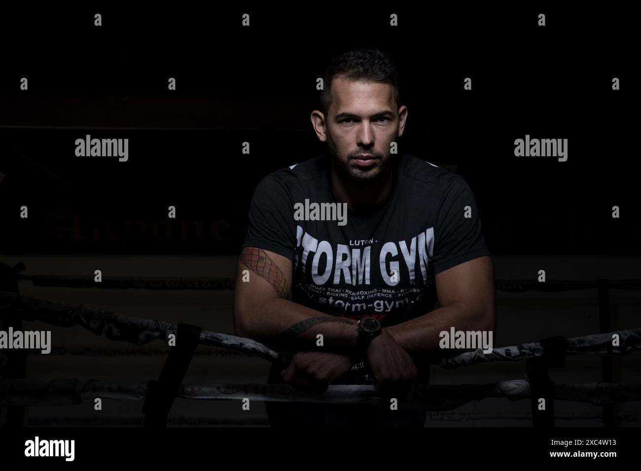 Andrew Tate, photographed at Storm Gym, Luton. Andrew Tate Portrait ...