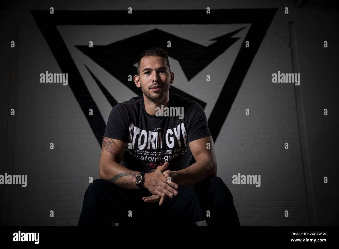 Andrew Tate, photographed at Storm Gym, Luton. Andrew Tate Portrait ...
