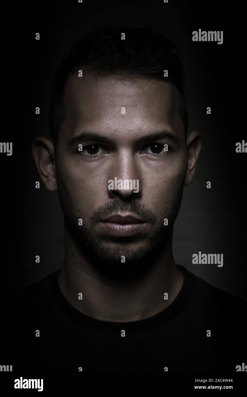 Andrew Tate, photographed at Storm Gym, Luton. Andrew Tate Portrait ...