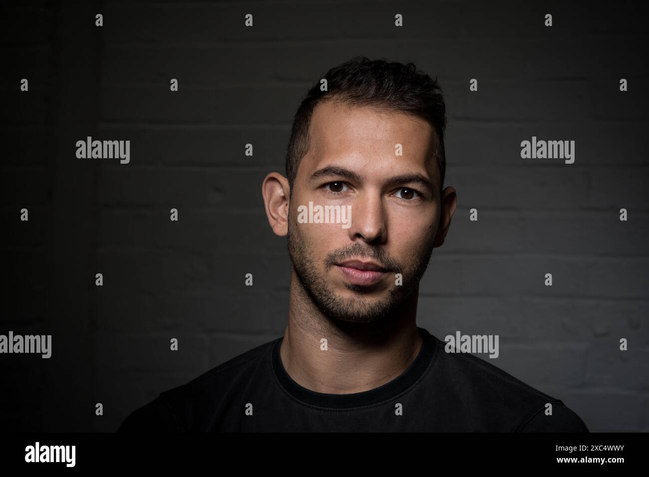 Andrew Tate, photographed at Storm Gym, Luton. Andrew Tate Portrait ...