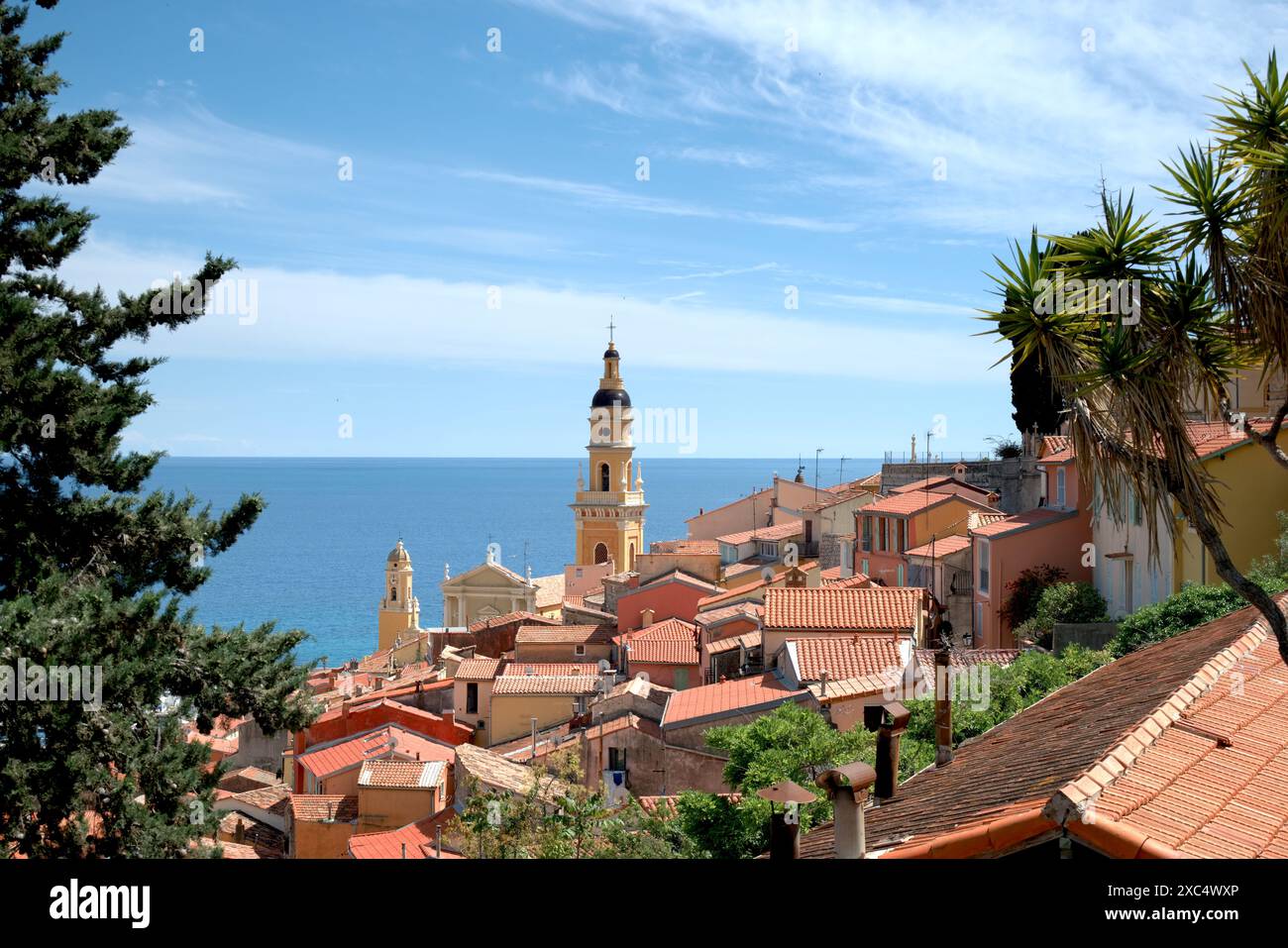 Old town menton village hi-res stock photography and images - Alamy