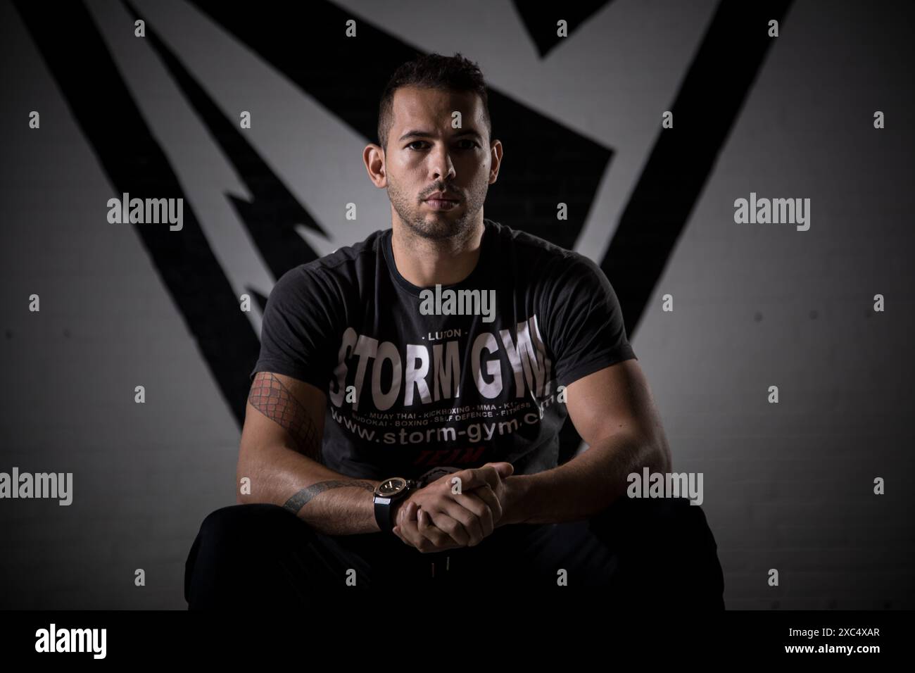 Andrew Tate, photographed at Storm Gym, Luton. Andrew Tate Portrait ...