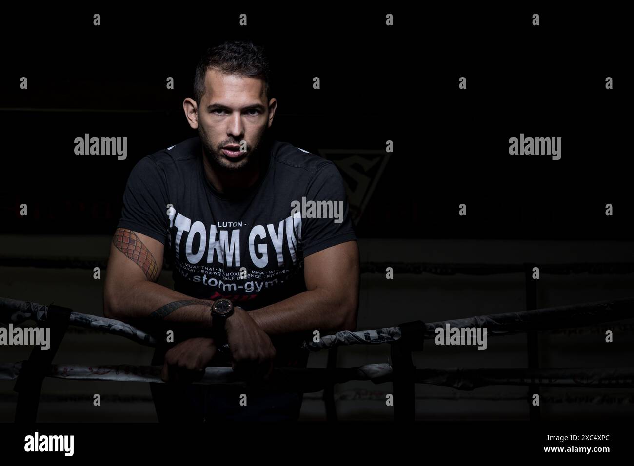 Andrew Tate, photographed at Storm Gym, Luton. Andrew Tate Portrait ...