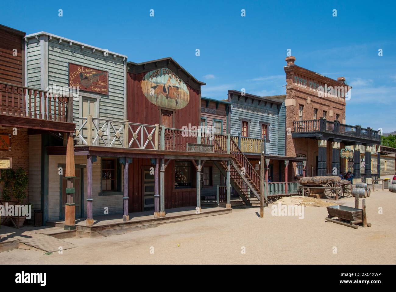 Fort Apache/Texas Hollywood Wild West Film set Stock Photo - Alamy