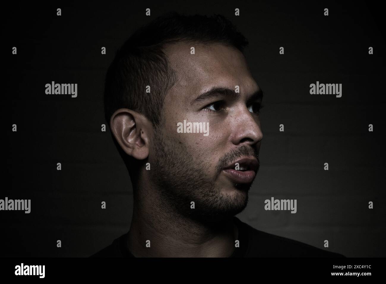 Andrew Tate, photographed at Storm Gym, Luton. Andrew Tate Portrait ...
