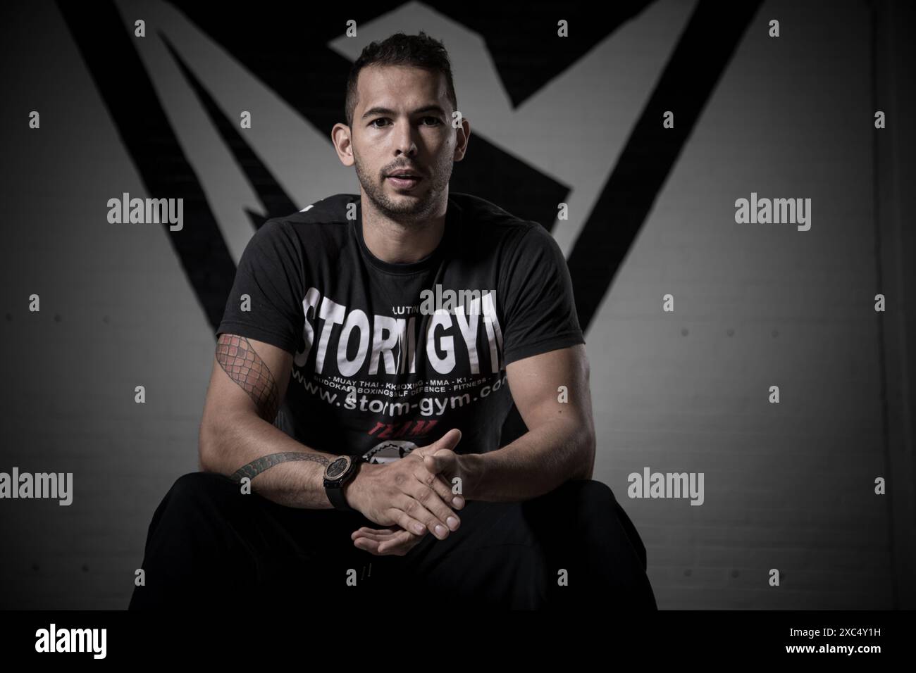 Andrew Tate, photographed at Storm Gym, Luton. Andrew Tate Portrait ...